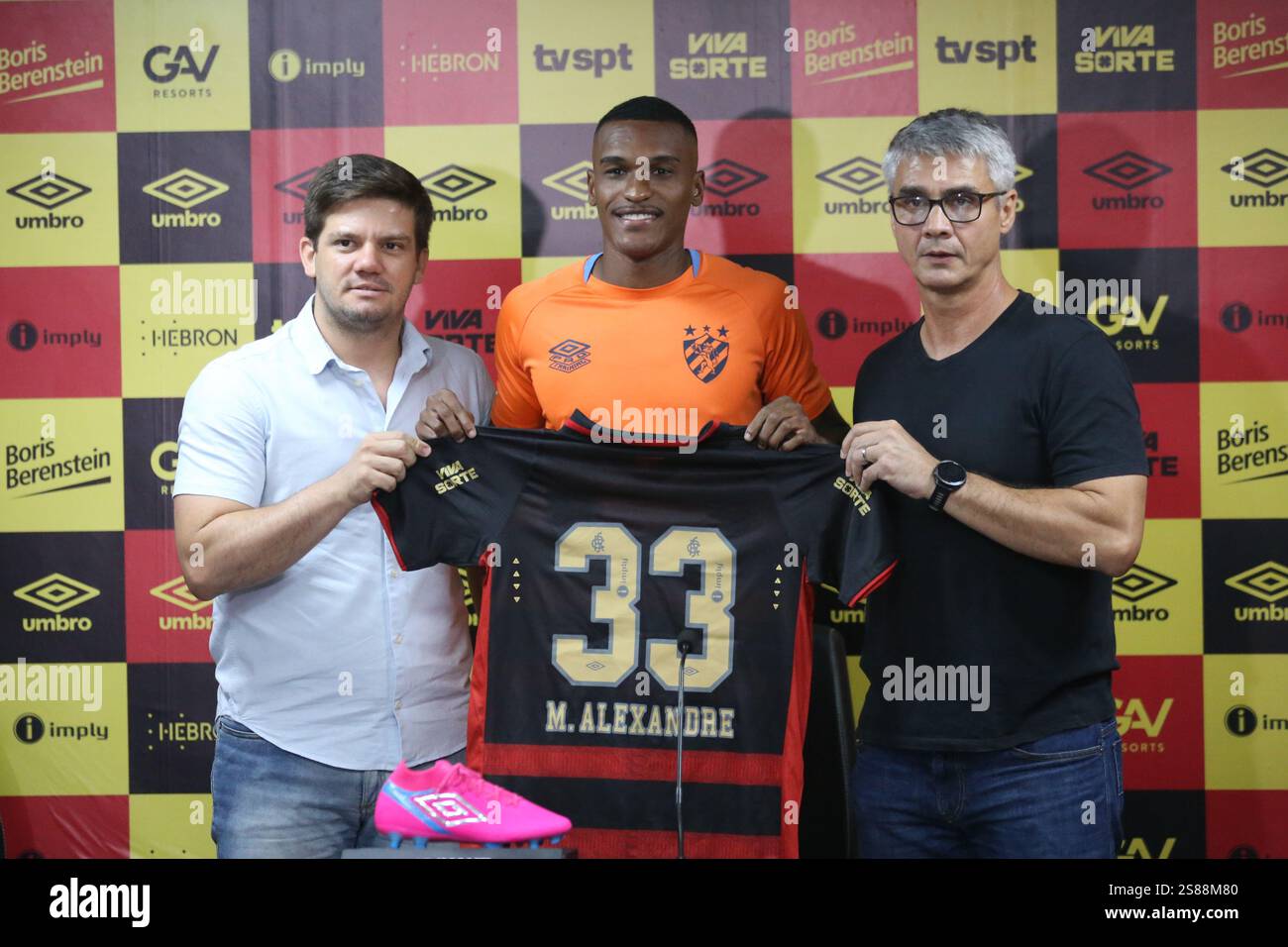 Recife, Brazil. 21st Jan, 2025. PE - RECIFE - 01/21/2025 - SPORT, PRESENTATION MATHEUS ALEXANDRE ...