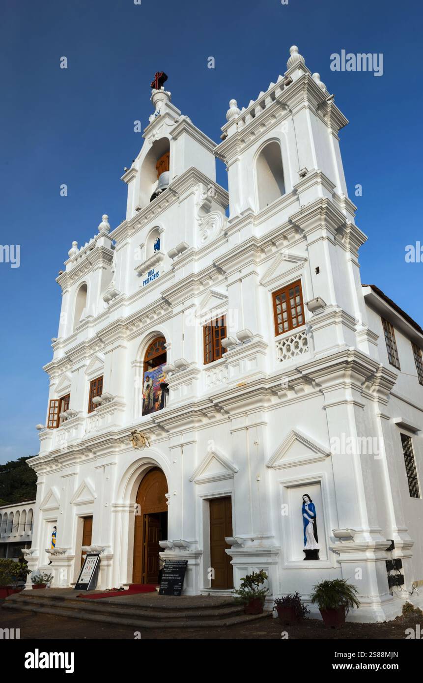 Church of Our Lady of the Immaculate Conception in Panjim, India Stock ...