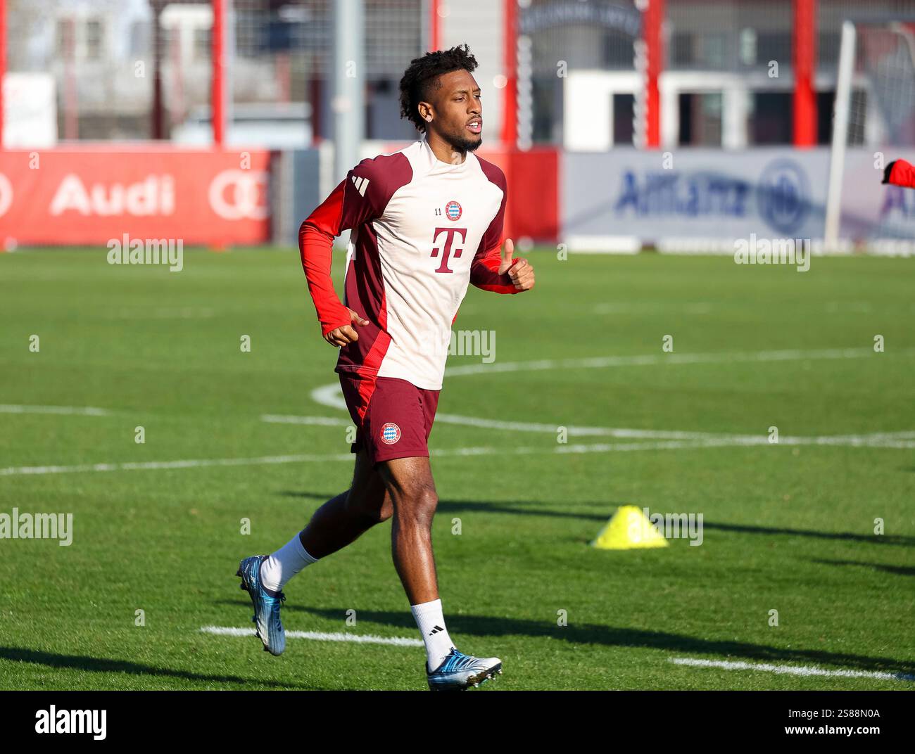 Muenchen, Deutschland. 21st Jan, 2025. Kingsley Coman (FC Bayern ...