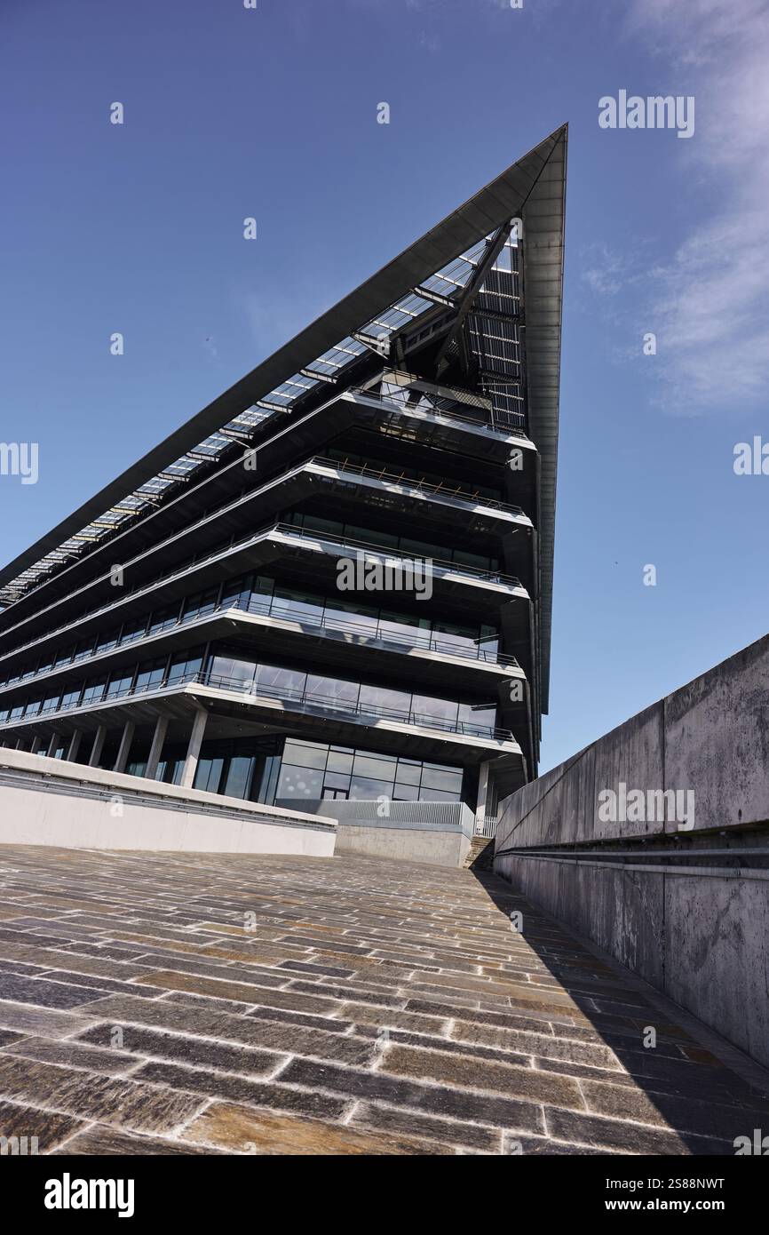 Modern Architectural Building in Copenhagen Viewed From Below Stock ...