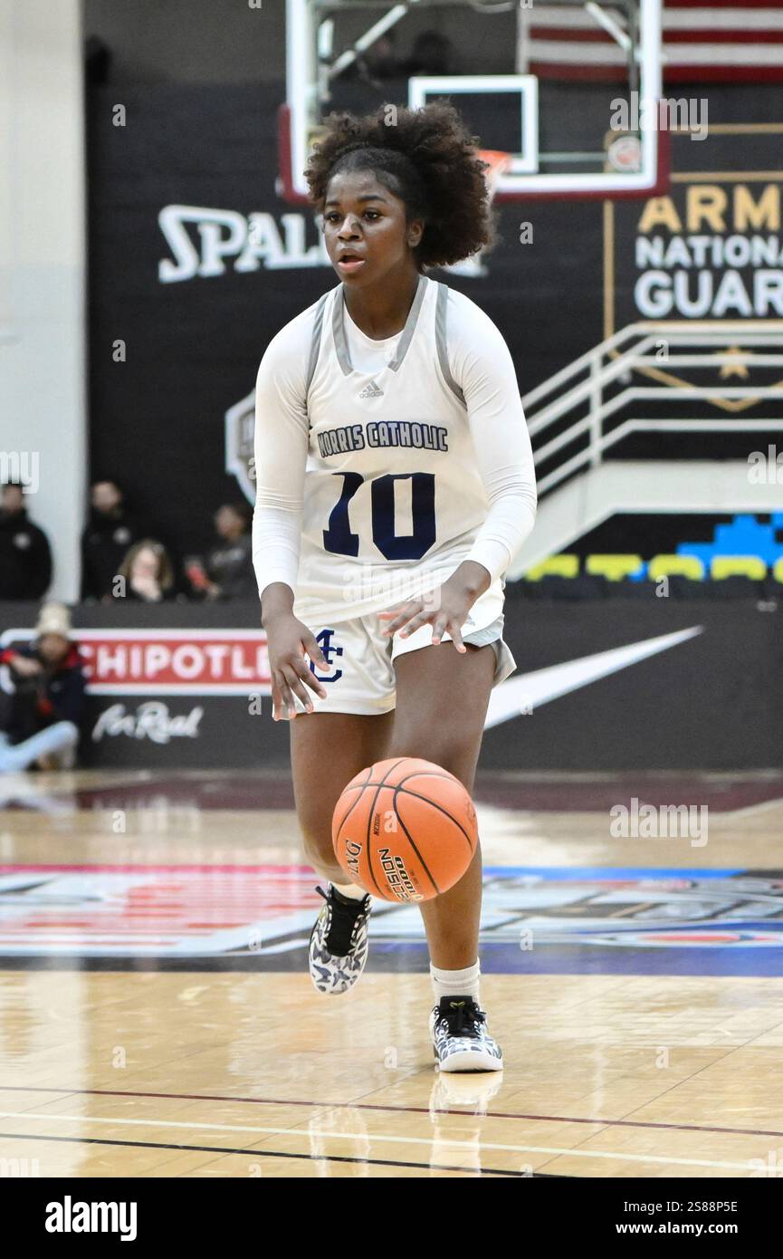 SPRINGFIELD, MA - JANUARY 18: Kennedy Brown of Morris Catholic (10 ...