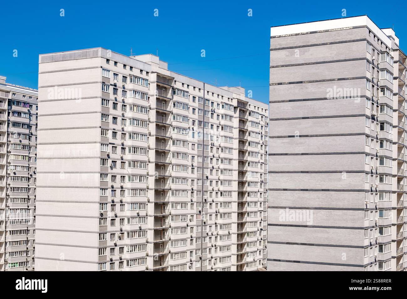 residential multi-storey buildings in the city Stock Photo - Alamy