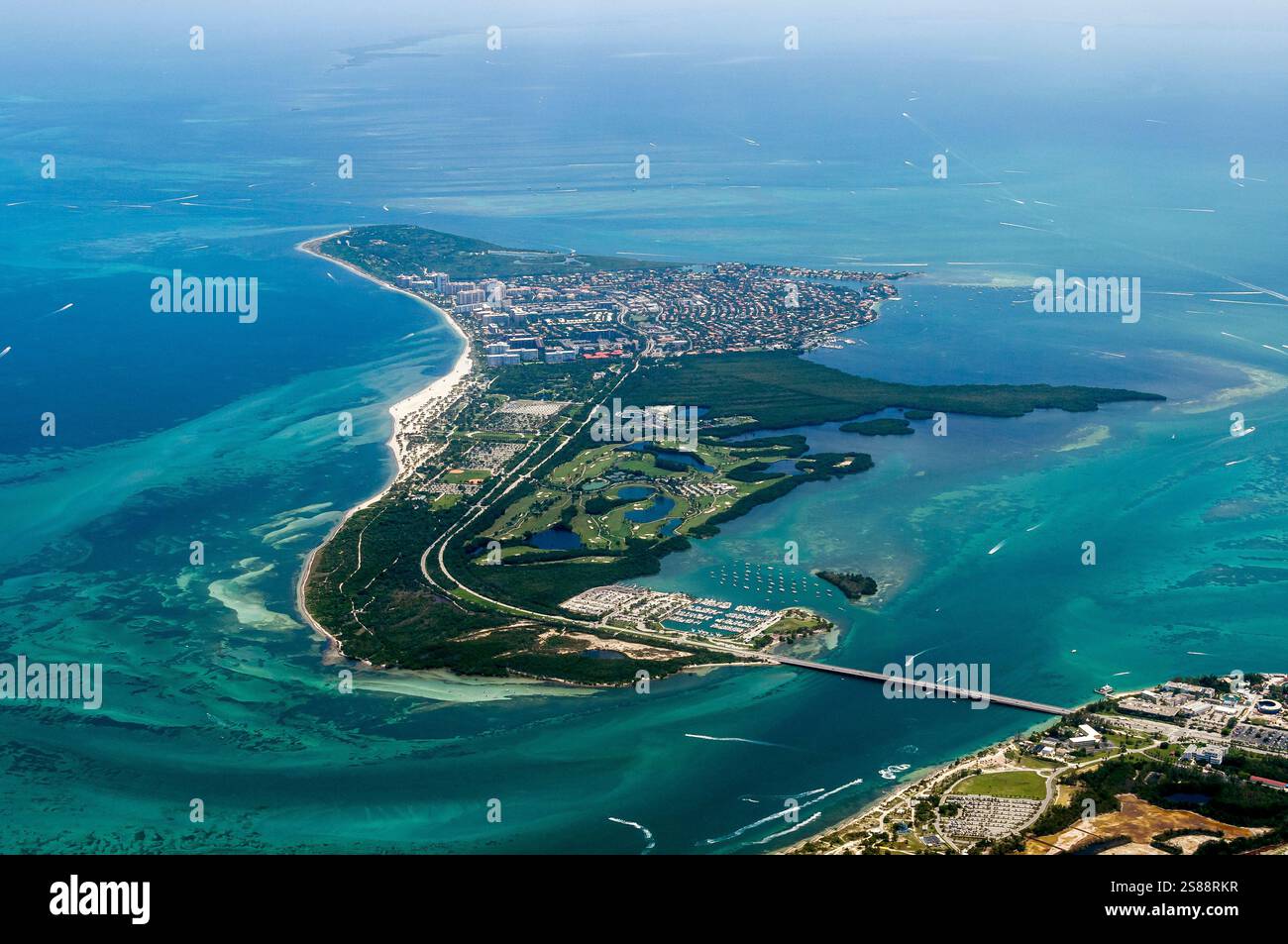 Aerial View of Caribbean Islands and Beaches. Our way to Turks & Caicos ...