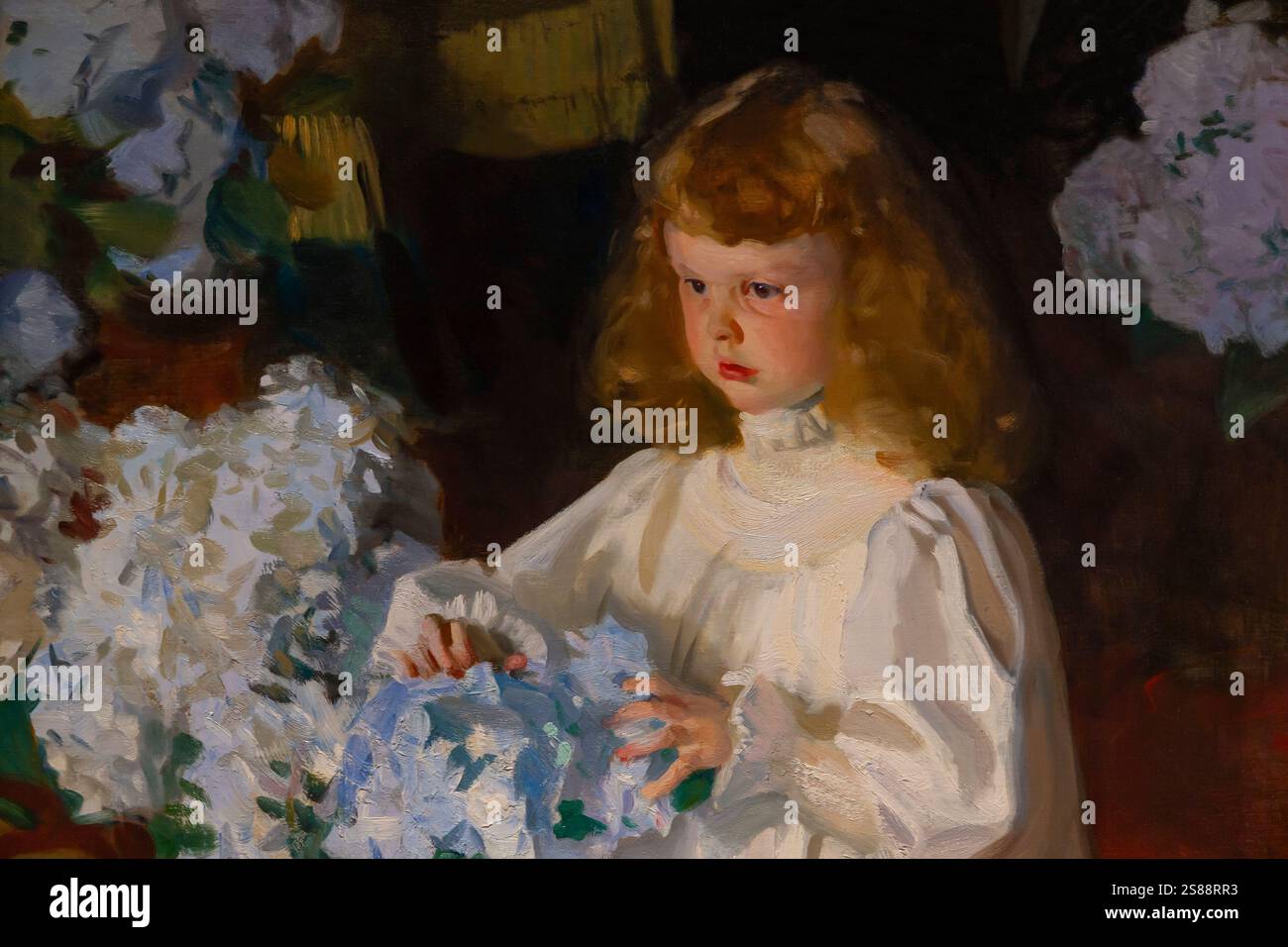 Helen Sears, detail, John Singer Sargent, 1895, Museum of Fine Arts ...