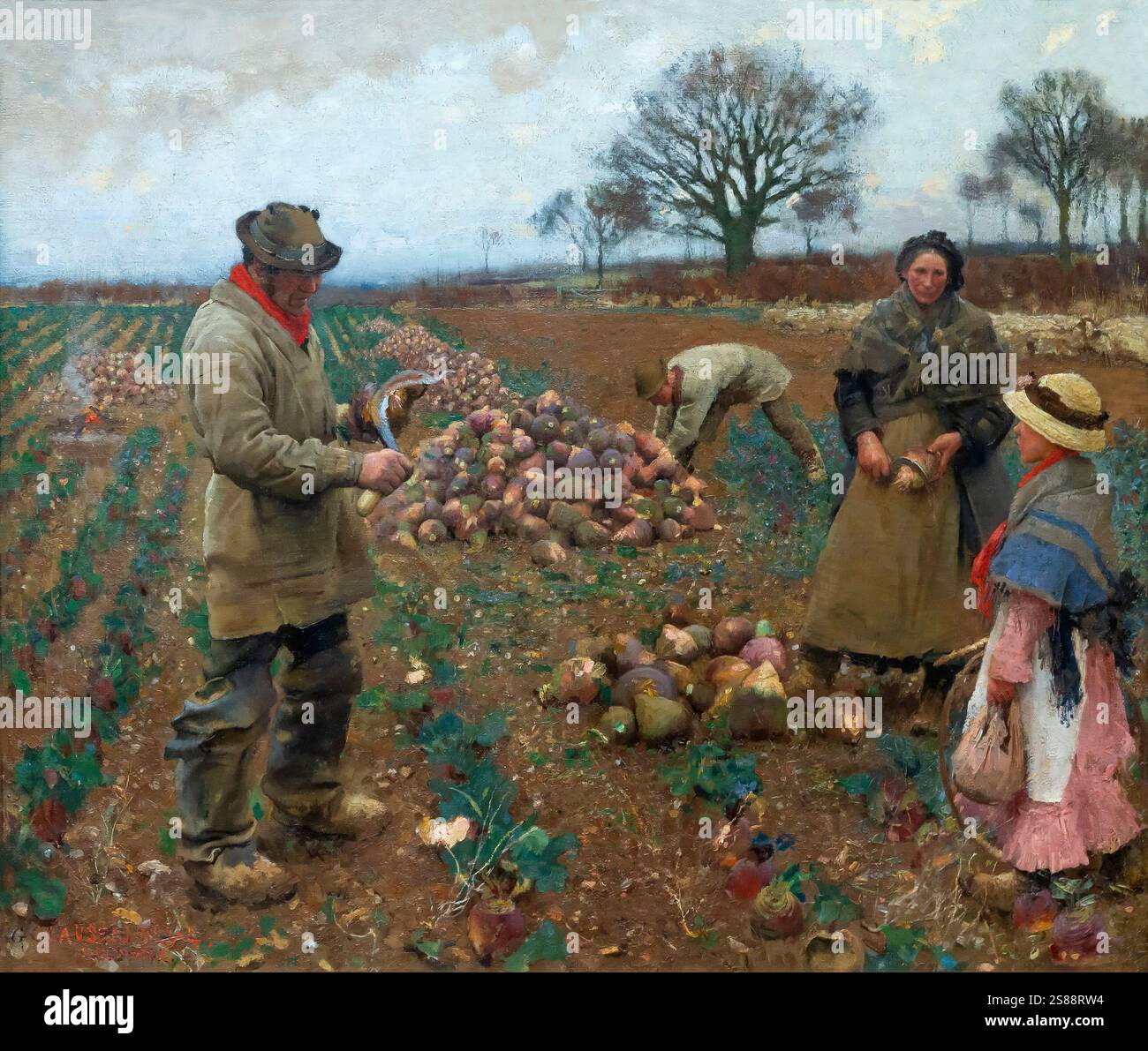 George clausen painting hi-res stock photography and images - Alamy