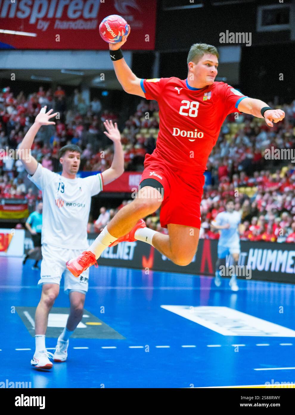 21 January 2025, Denmark, Herning: Handball: World Championship, Czech ...