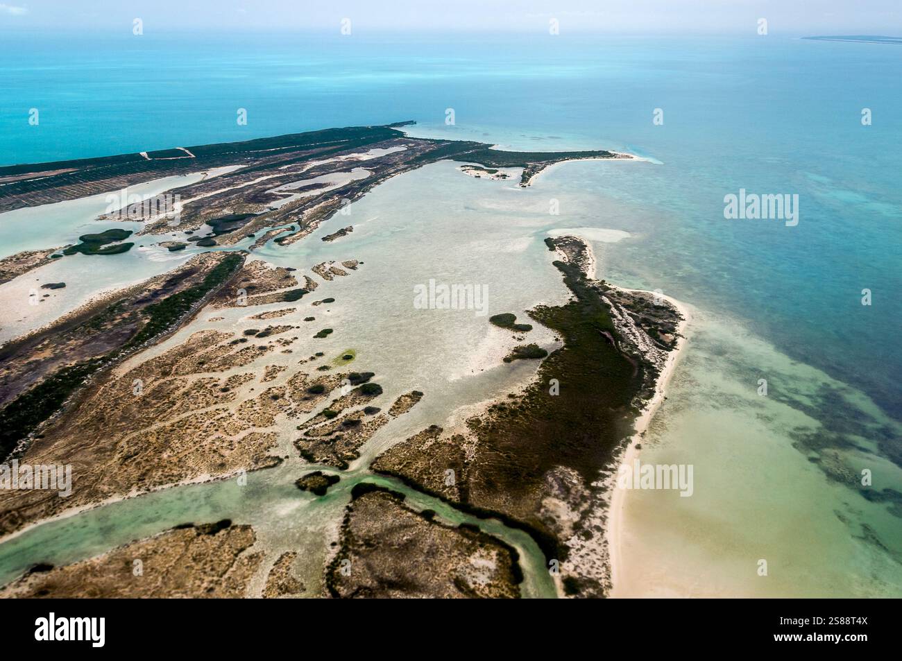Aerial View of Caribbean Islands and Beaches. Our way to Turks & Caicos ...