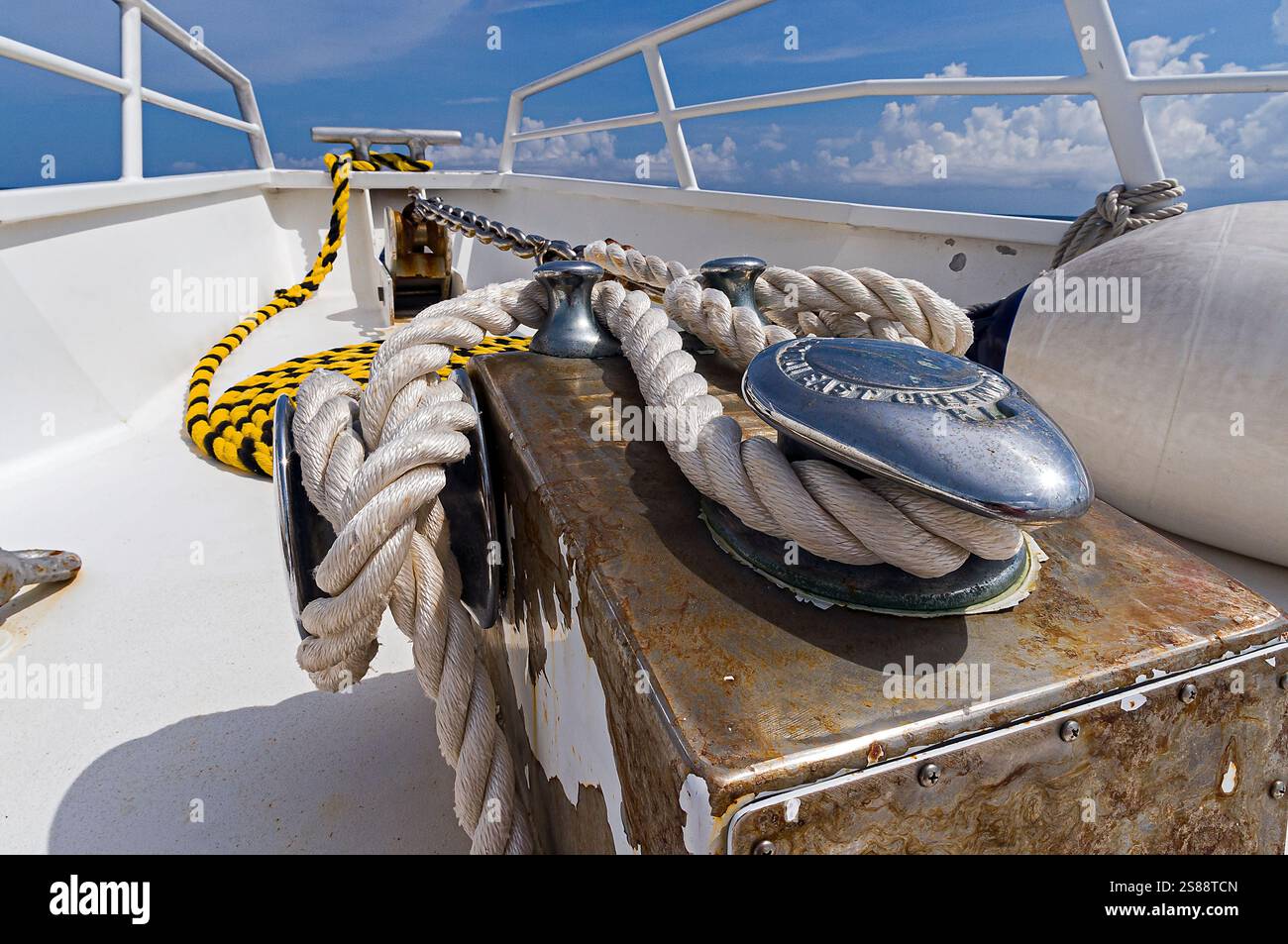 Marine Means, Hardware and Details. Turks & Caicos at the Caribbean Sea ...