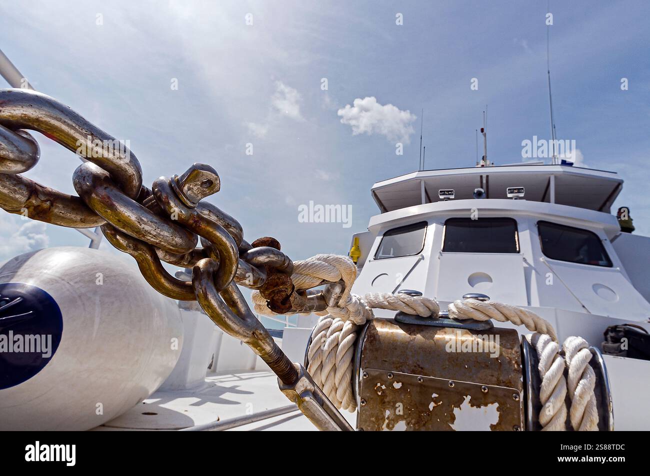 Marine Means, Hardware and Details. Turks & Caicos at the Caribbean Sea ...