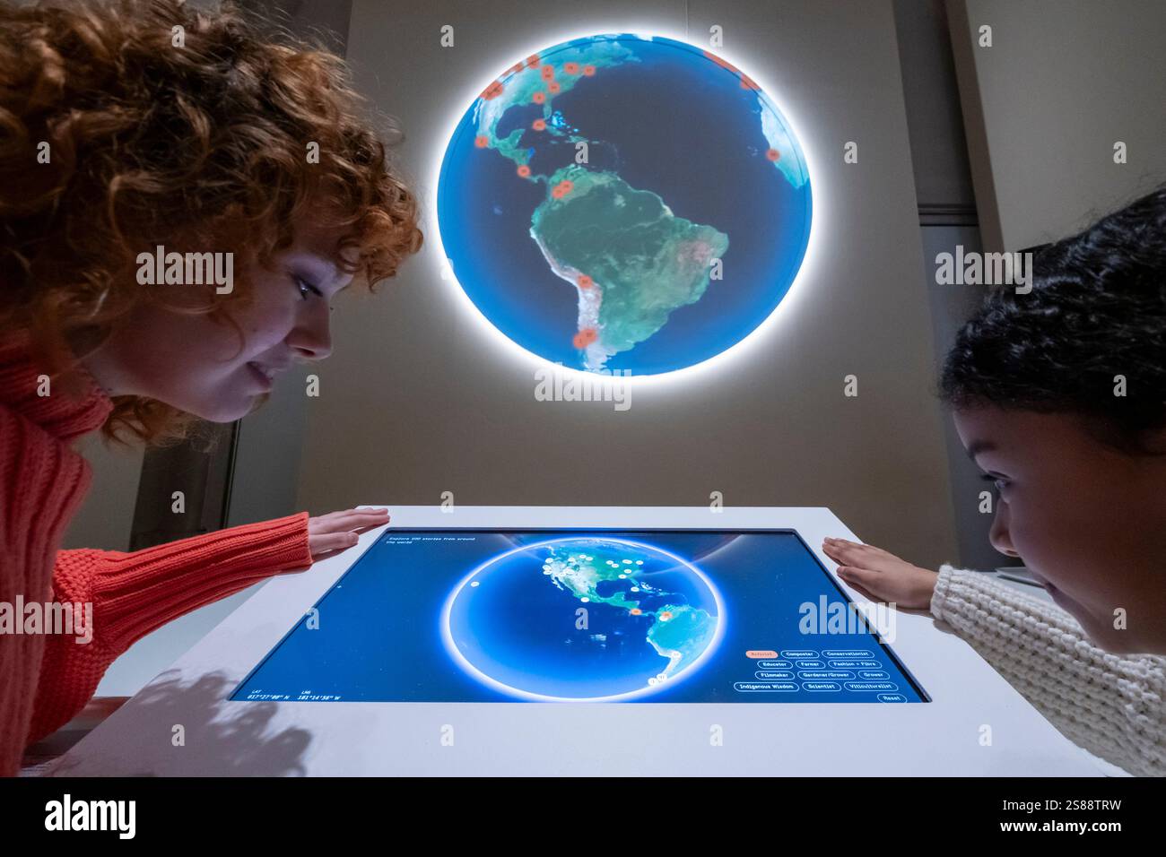 London, UK. 21 January 2025. ‘A World Map of Soil’, an interactive ...