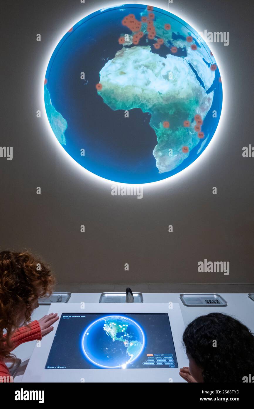 London, UK. 21 January 2025. ‘A World Map of Soil’, an interactive ...