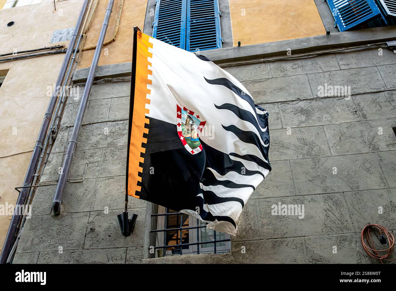 Contrada della lupa flag hi-res stock photography and images - Alamy