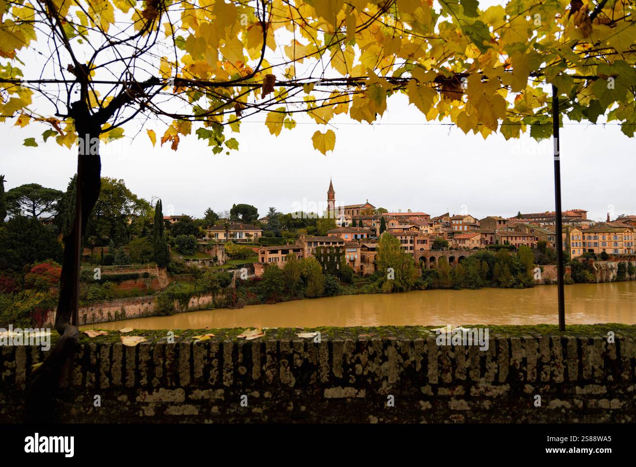 Charming view of Albi in Occitanie, France, highlighting its ...