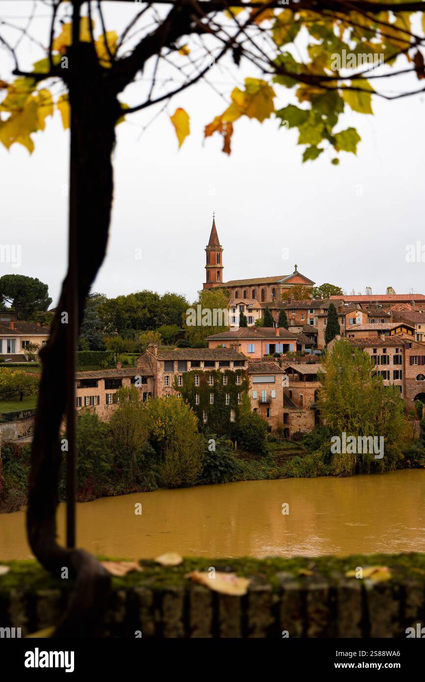 Charming view of Albi in Occitanie, France, highlighting its ...