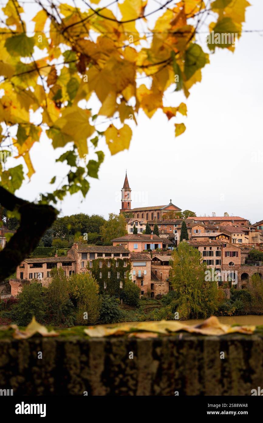 Charming view of Albi in Occitanie, France, highlighting its ...