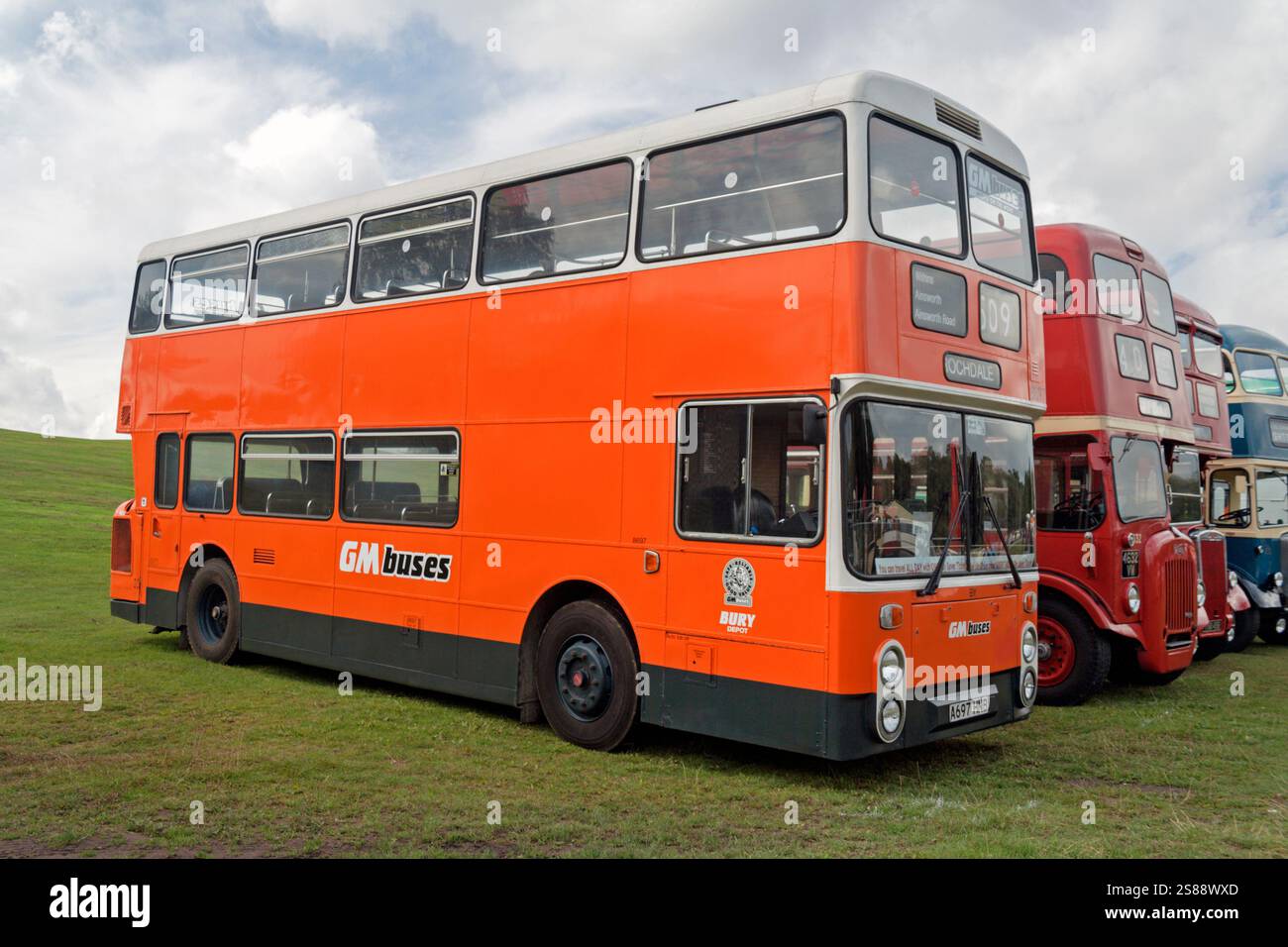 Leyland Atlantean in GM Buses livery. Trans Lancs Rally 2011 Stock ...