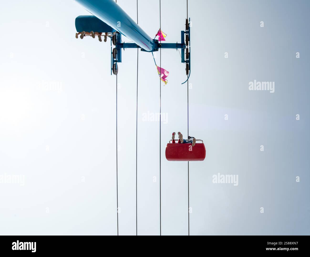 Rides, games and foods at the fairgrounds CNE Toronto Ontario Stock ...