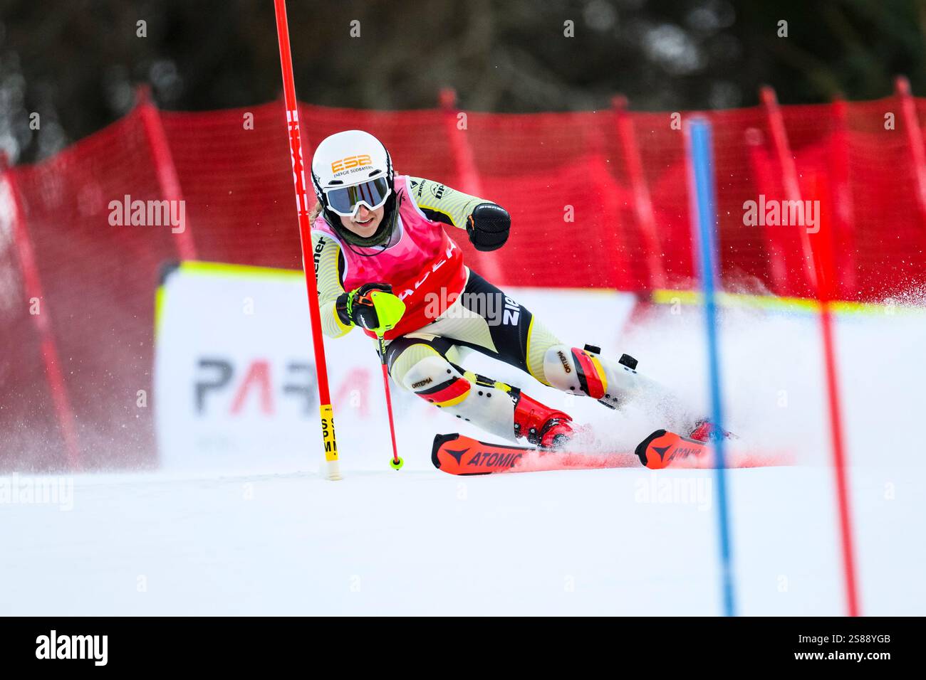 21 January 2025, Baden-Württemberg, Feldberg: Alpine skiing: FIS Para ...