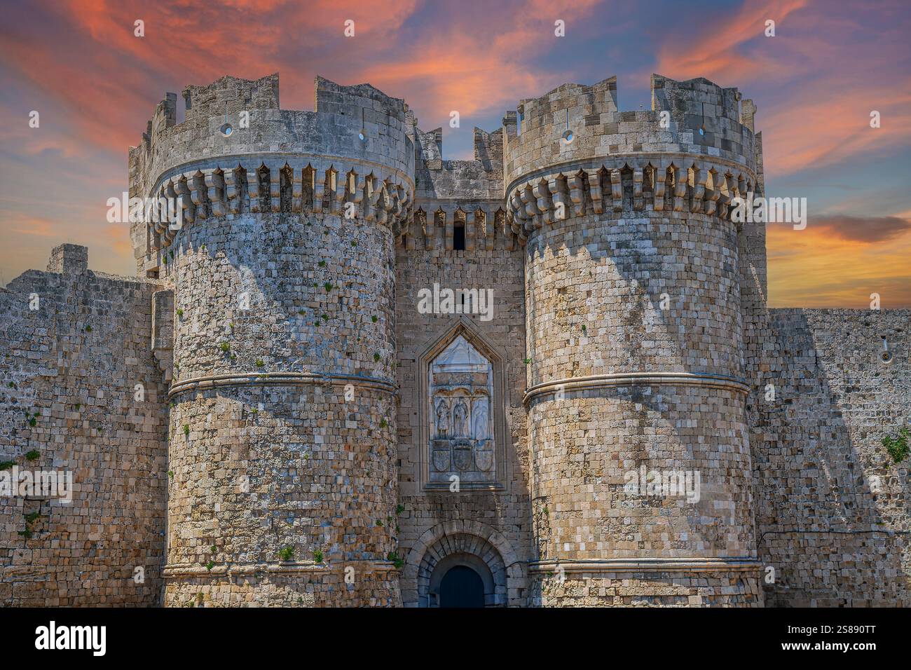The Sea Gate, known as the Marine Gate, a entry point into the old town ...