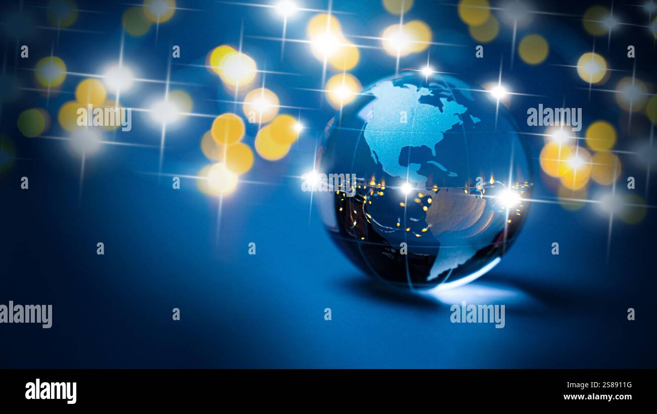 Christmas Business earth ball - football soccer european Championship ...