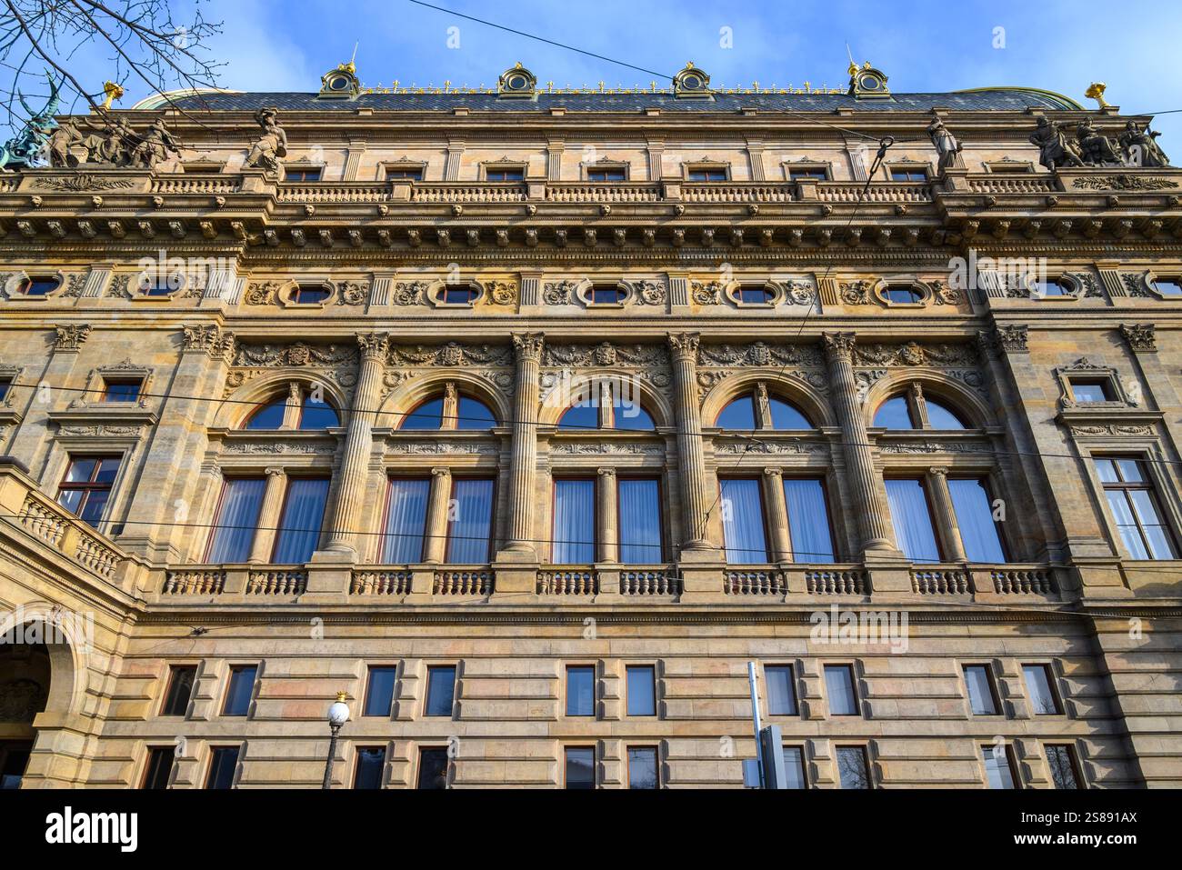 National Theatre (Narodni divadlo), historic opera house building in ...