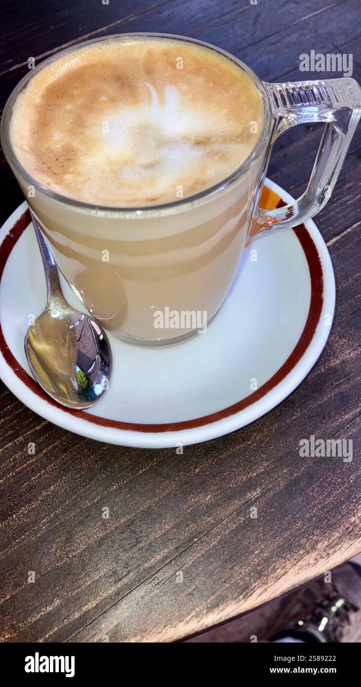 Café con Leche Stock Photo - Alamy