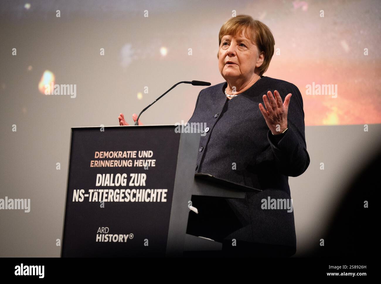 21 January 2025, Berlin: Angela Merkel, former German Chancellor ...
