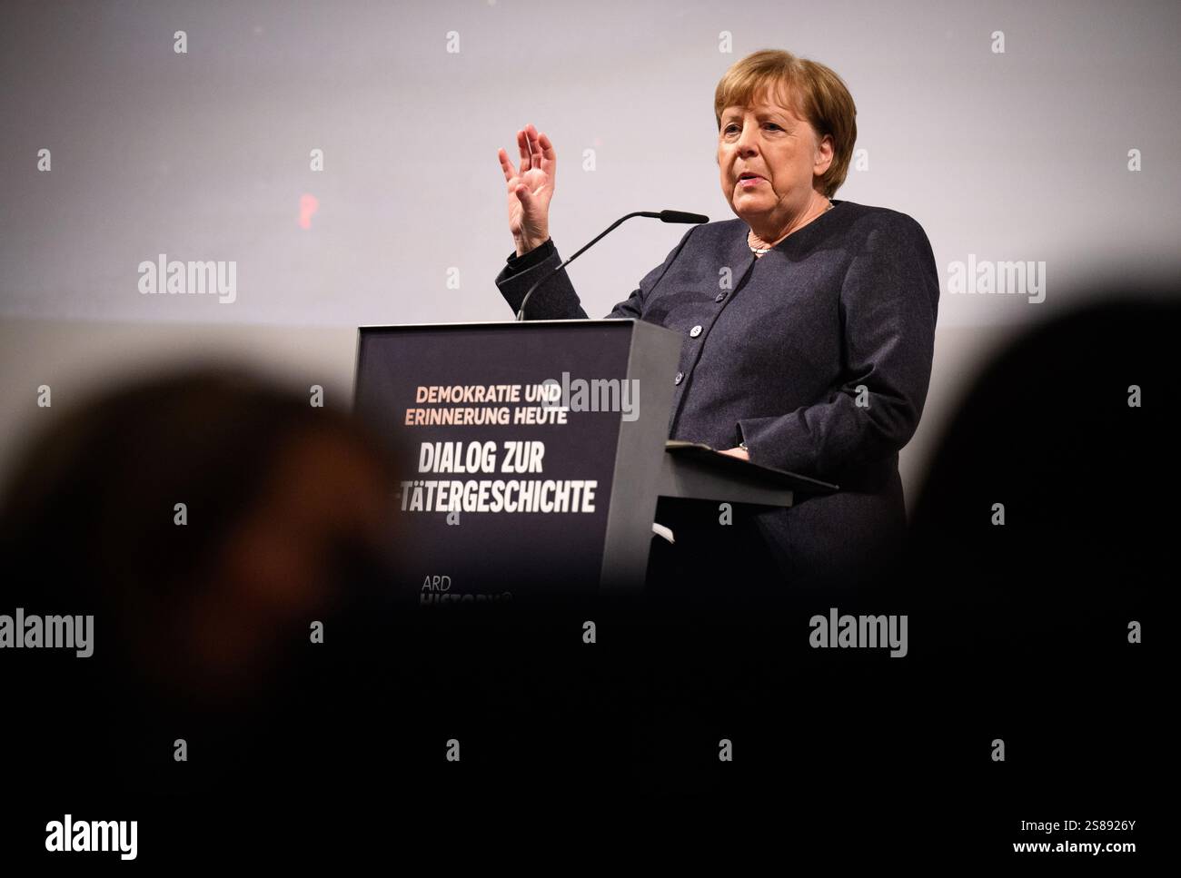 21 January 2025, Berlin: Angela Merkel, former German Chancellor ...