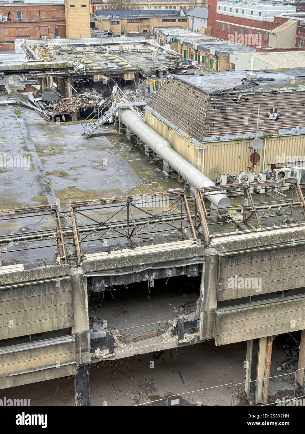 The former Debenhams department store in Cardiff, which closed in 2021 ...