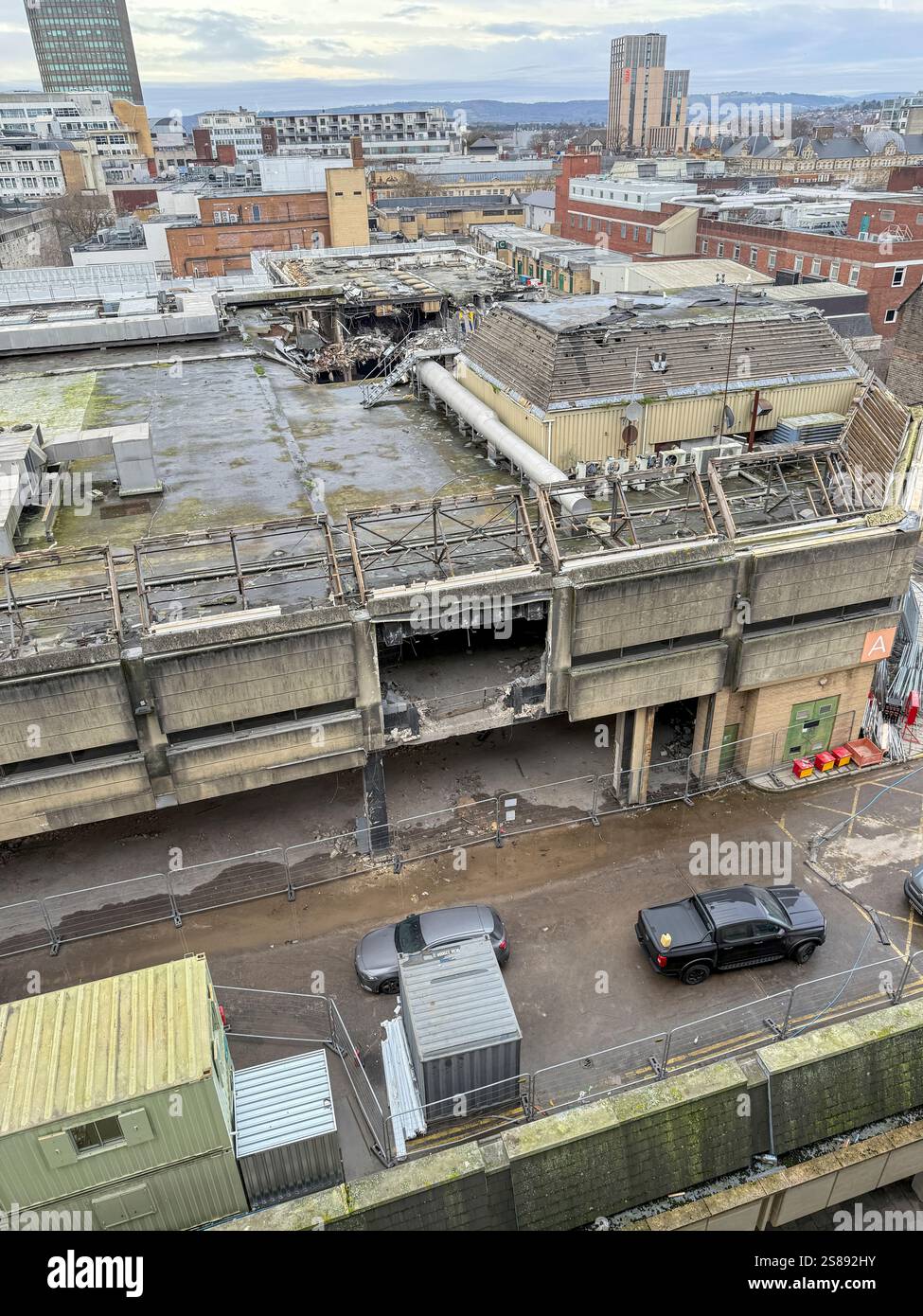 The former Debenhams department store in Cardiff, which closed in 2021 ...