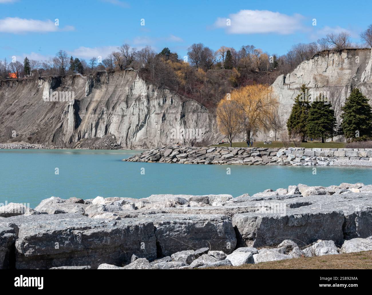 The Bluffers Park located in Scarborough, Ontario and east side of ...