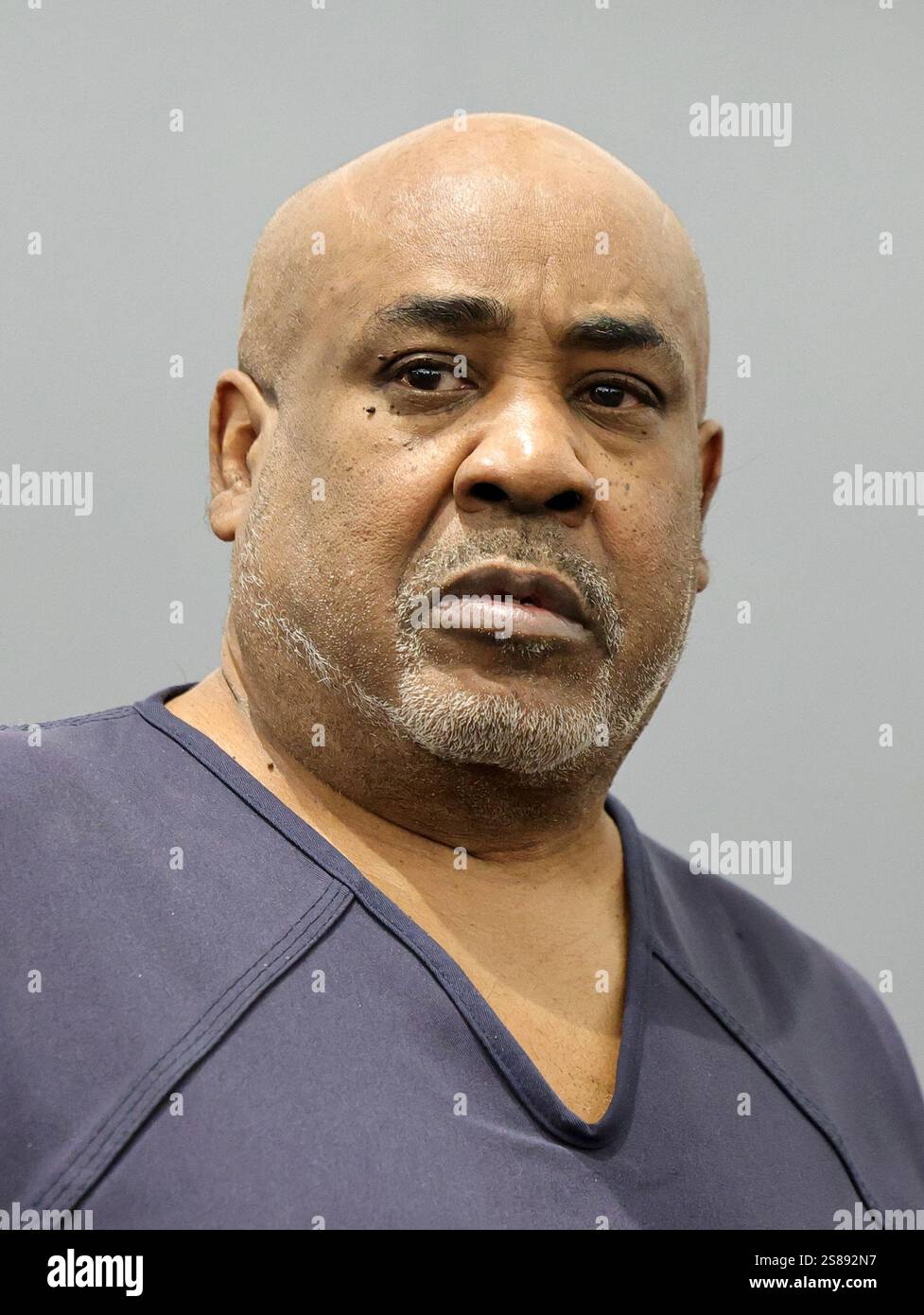 Duane “Keffe D” Davis arrives in court for a hearing on a motion to ...