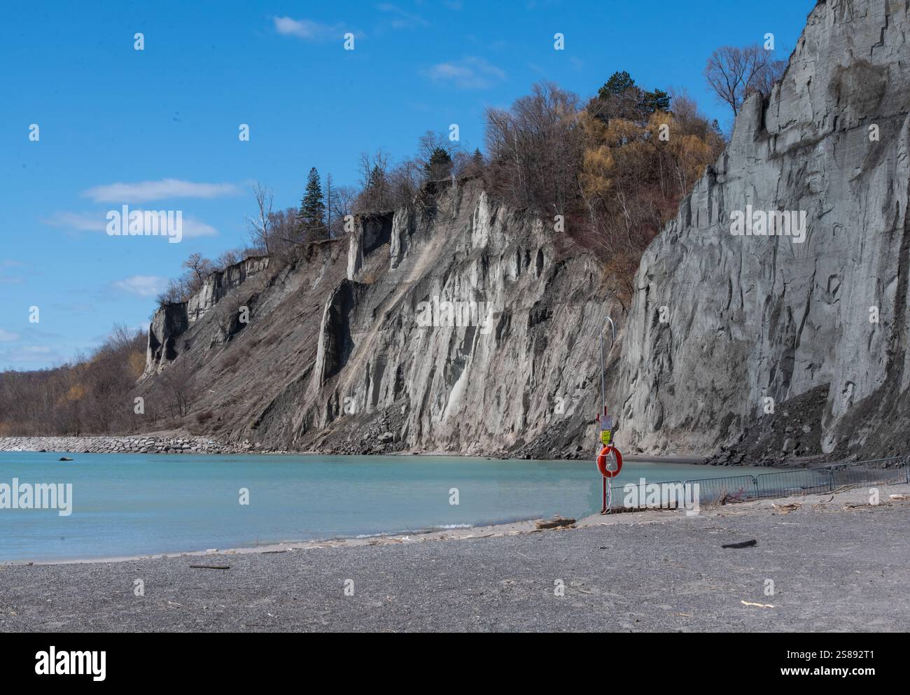 The Bluffers Park located in Scarborough, Ontario and east side of ...