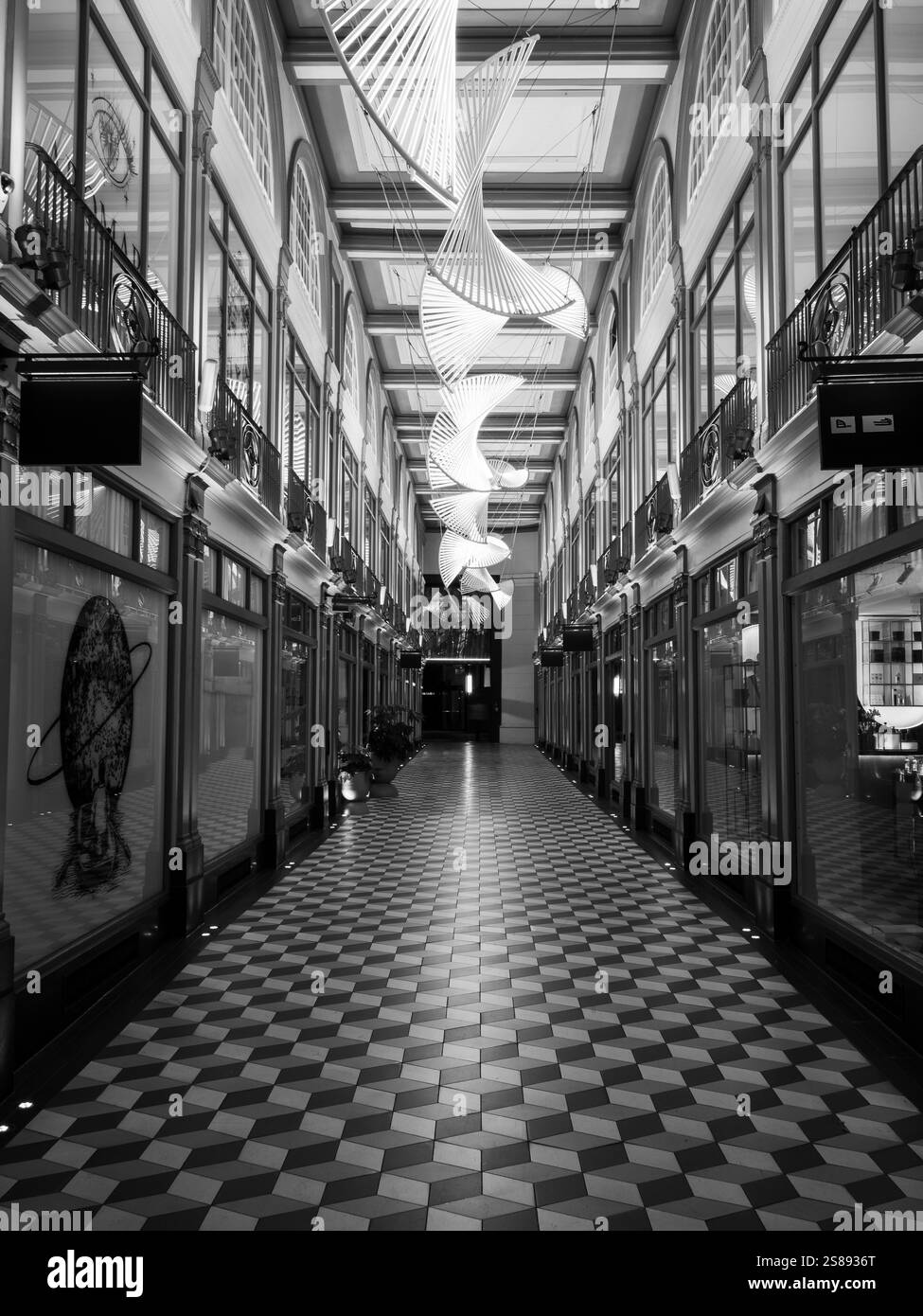 Stylish ceiling Black and White Stock Photos & Images - Alamy