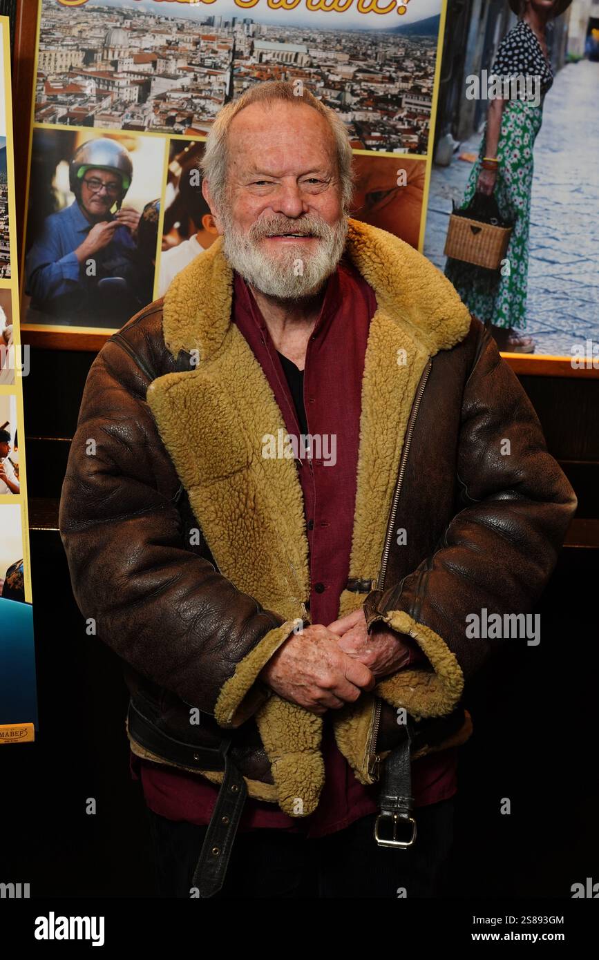 Terry Gilliam arriving for a screening of Posso Entrare? An Ode To ...