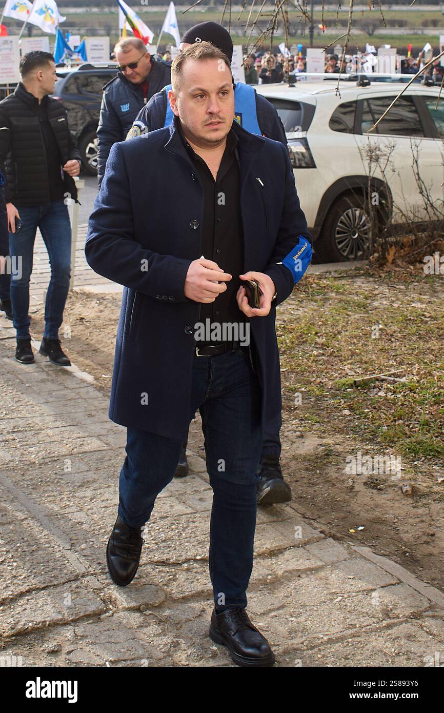 Bucharest, Romania. 21st Jan, 2025: Florin Herda, Vice President of the ...