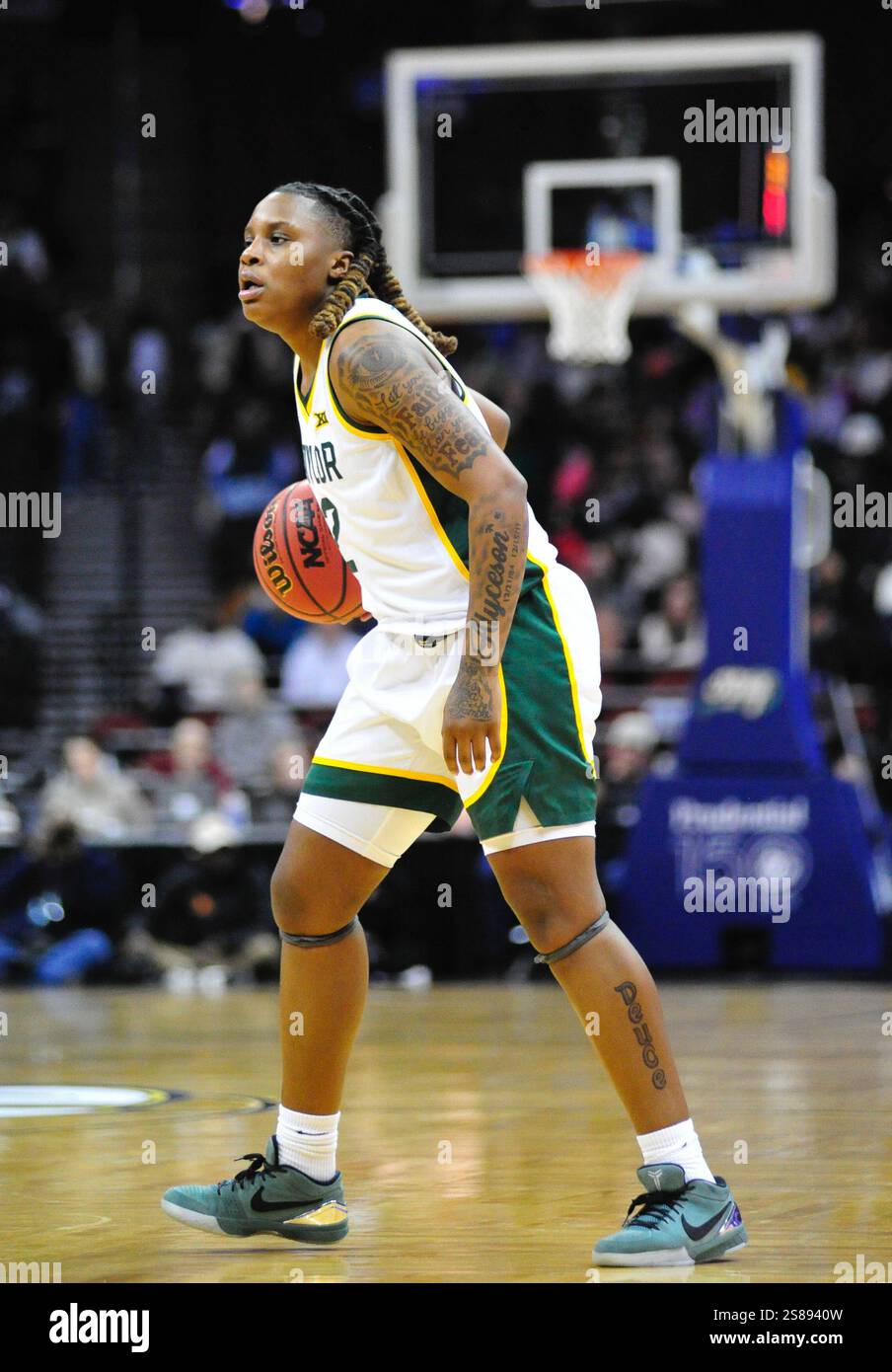 Baylor's Yaya Felder (2) at Prudential Center in the Coretta Scott King ...