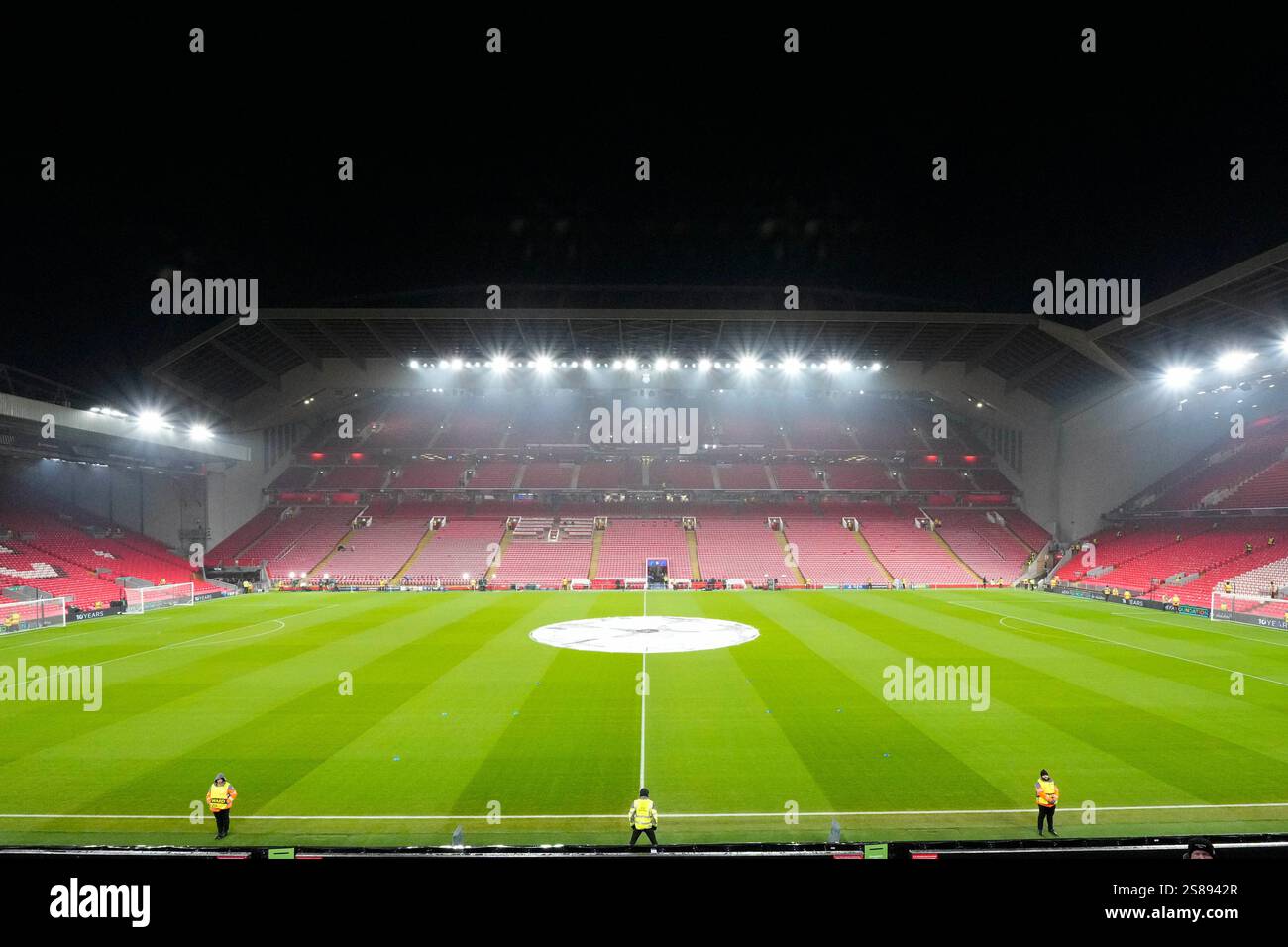 21st January 2025; Anfield, Liverpool, Merseyside, England; Champions ...