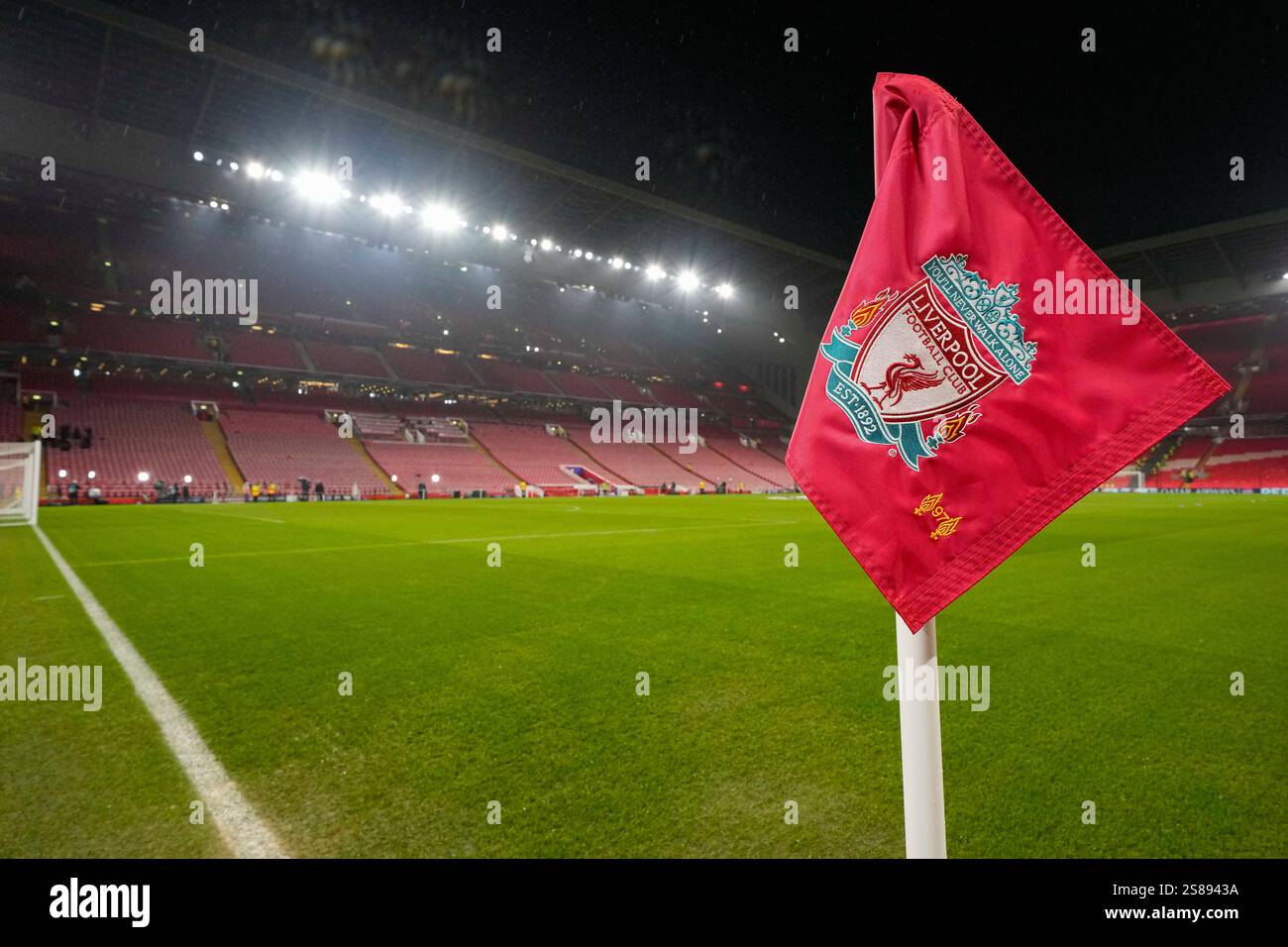Anfield, Liverpool, Merseyside, UK. 21st Jan, 2025. Champions League ...