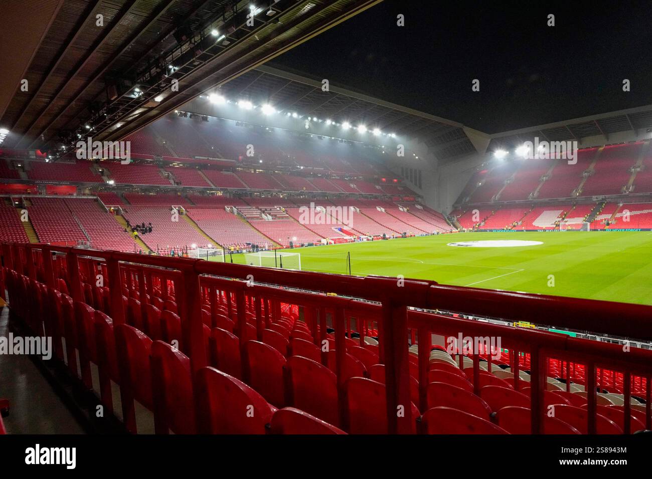 Anfield, Liverpool, Merseyside, UK. 21st Jan, 2025. Champions League ...