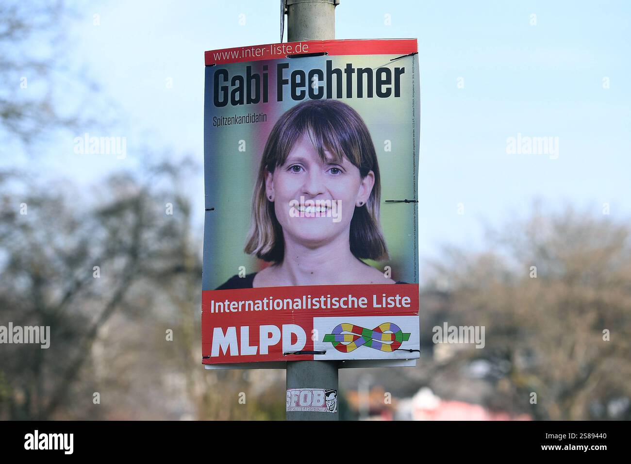 Wahlplakate - Bundestagswahl 2025 am 21.01.2025 in Oberhausen Ein ...
