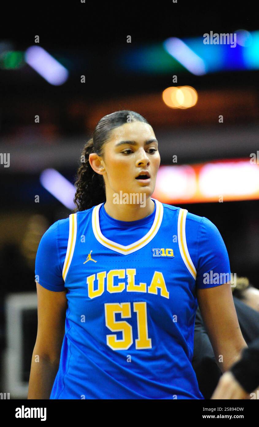 UCLA's Lauren Betts (51) at Prudential Center in the Coretta Scott King ...
