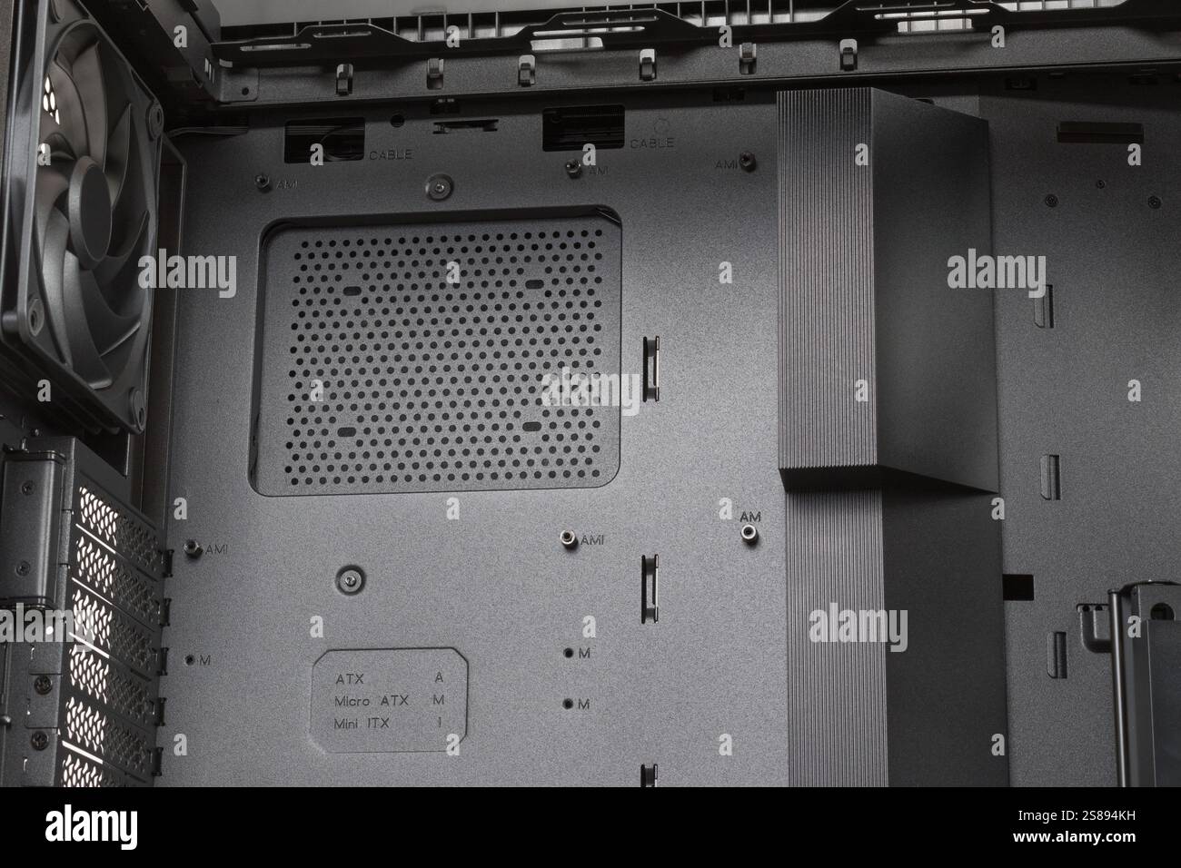 Empty big tower, PC case, chassis, without upper panel , place for ...