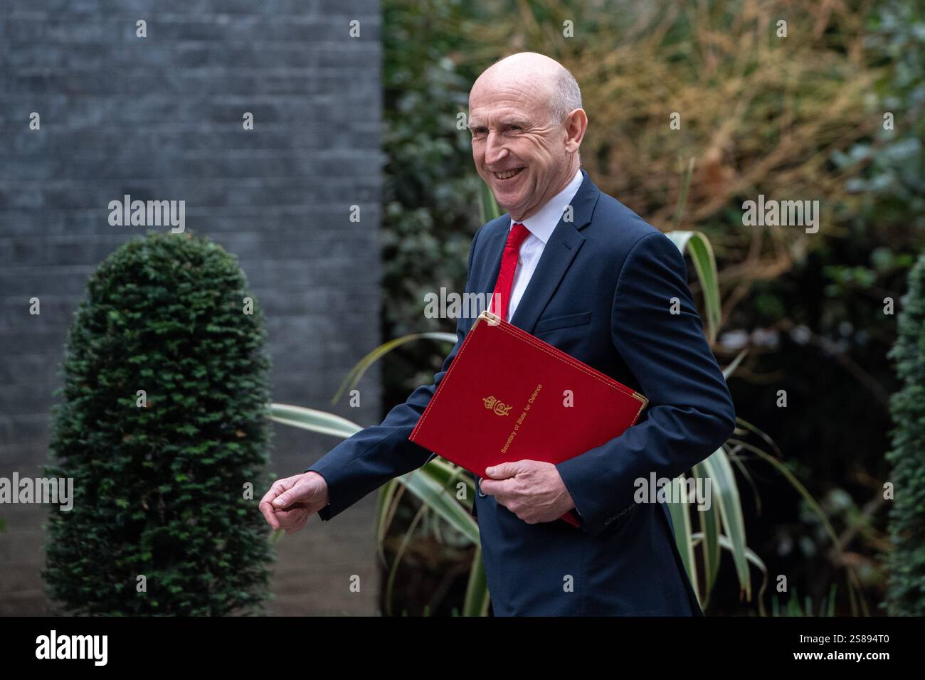 January 21, 2025, London, England, United Kingdom: UK Defence Secretary JOHN HEALEY arrives at ...