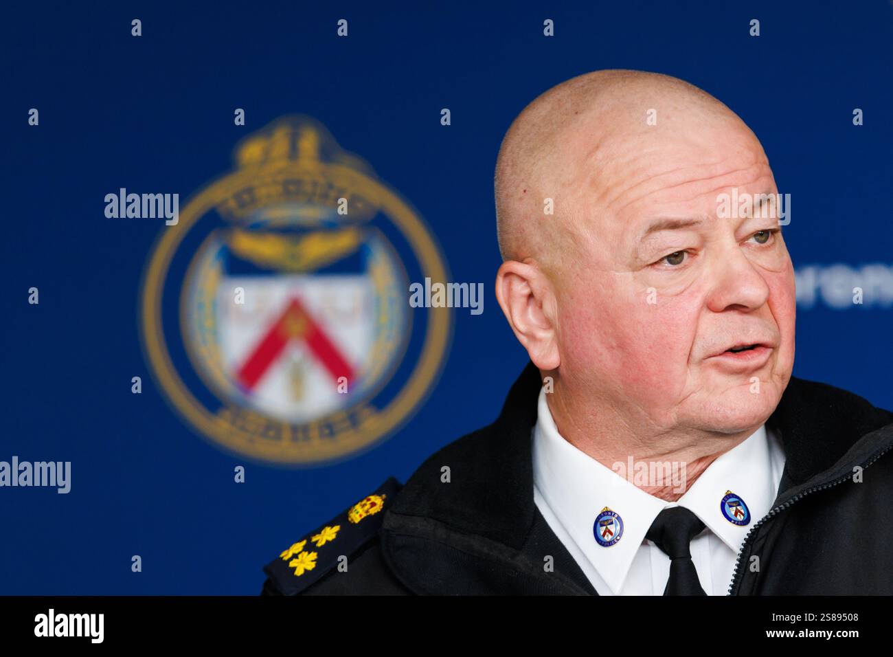 Toronto, Canada. 21st Jan, 2025. Toronto Police Chief Myron Demkiw ...