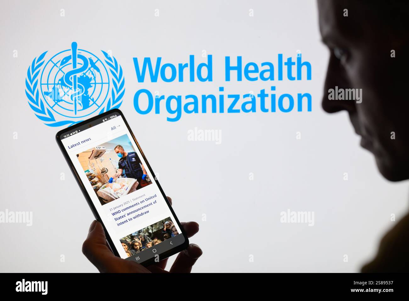 Brussels, Belgium. 21st Jan, 2025. The World Health Organization (WHO ...