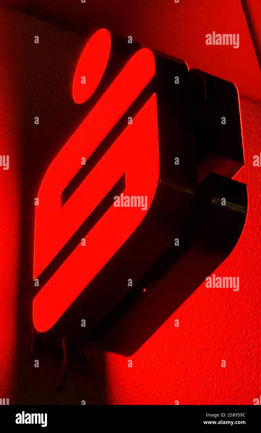 Sparkasse GER, 20250121, Symbolbild, LOGO Sparkasse in Berlin ...