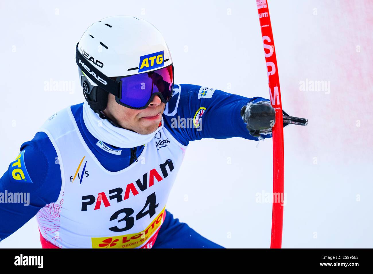21 January 2025, Baden-Württemberg, Feldberg: Alpine skiing: FIS Para ...