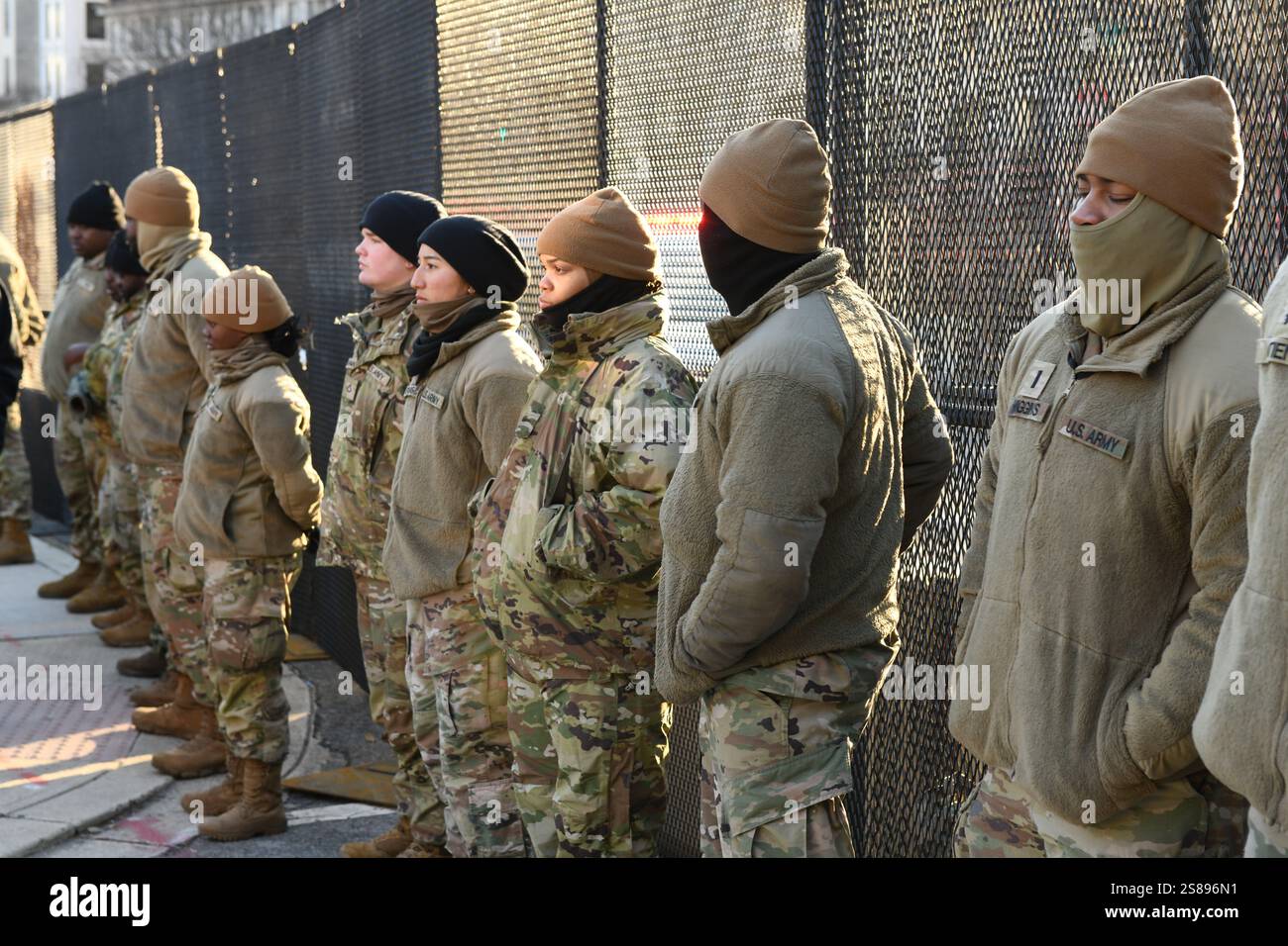 Washington, Dc, USA. 20th Jan, 2025. South Carolina National Guard ...