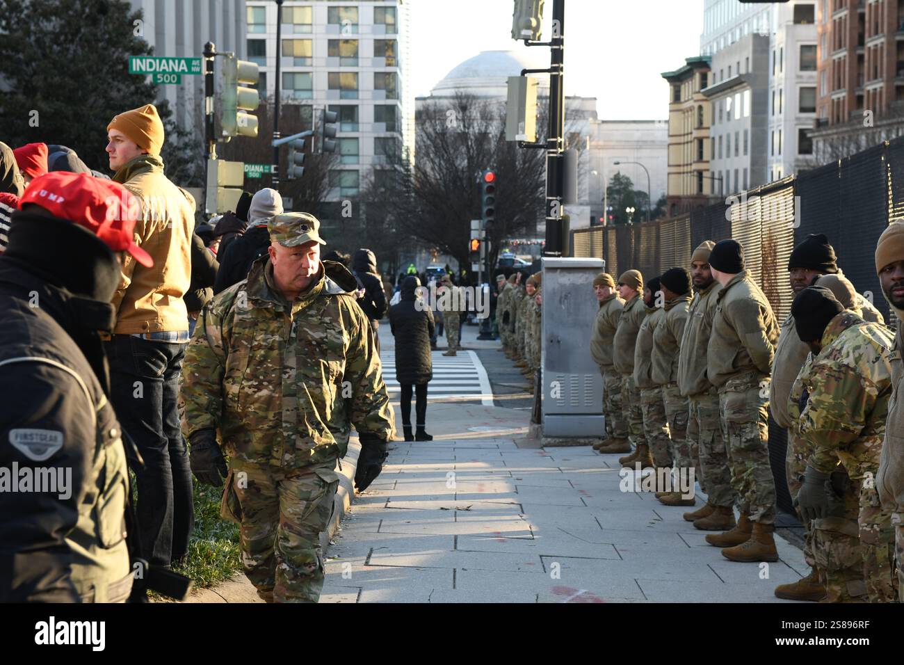 Washington, Dc, USA. 20th Jan, 2025. South Carolina National Guard ...